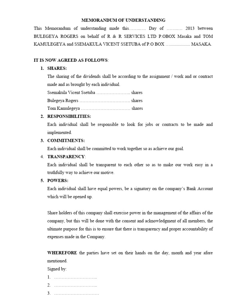 MEMORANDUM (2) | PDF