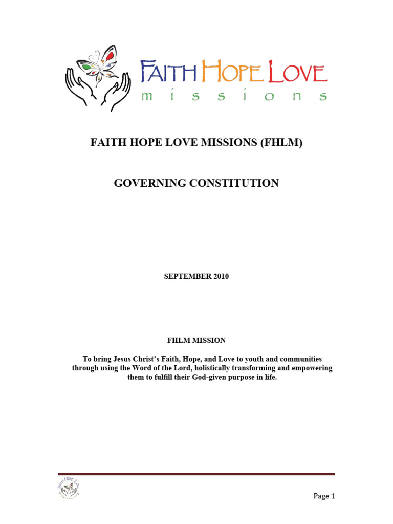 FHLM NGO Constitution 2012 | PDF | Committee | Board Of Directors