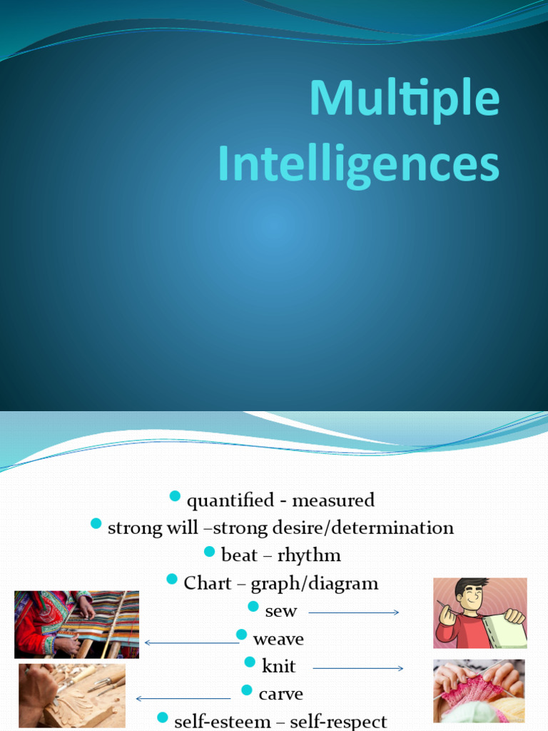 Multiple Intelligences | PDF | Self-Improvement