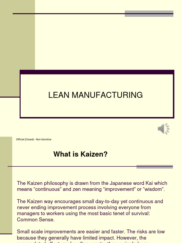 Lean Manufacturing | PDF | Lean Manufacturing | Engineering