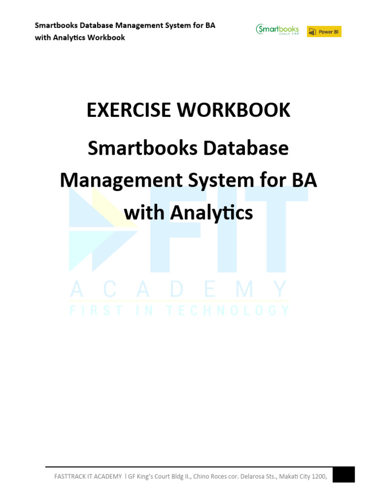 DBMSfor BAwith Analytics Workbookv 2023 | PDF | Databases | Cloud Computing