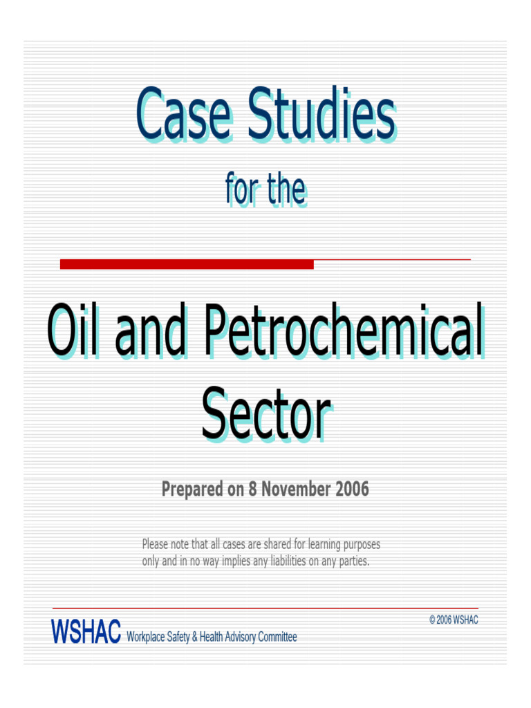 Case Study-Fire & Explosion | Download Free PDF | Occupational Safety ...