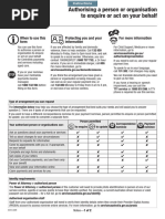 Centrelink Authorisation Form ss313 - 1005en | PDF | Social ...