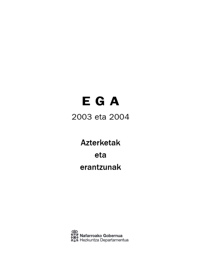 2003-2004 Ega | PDF