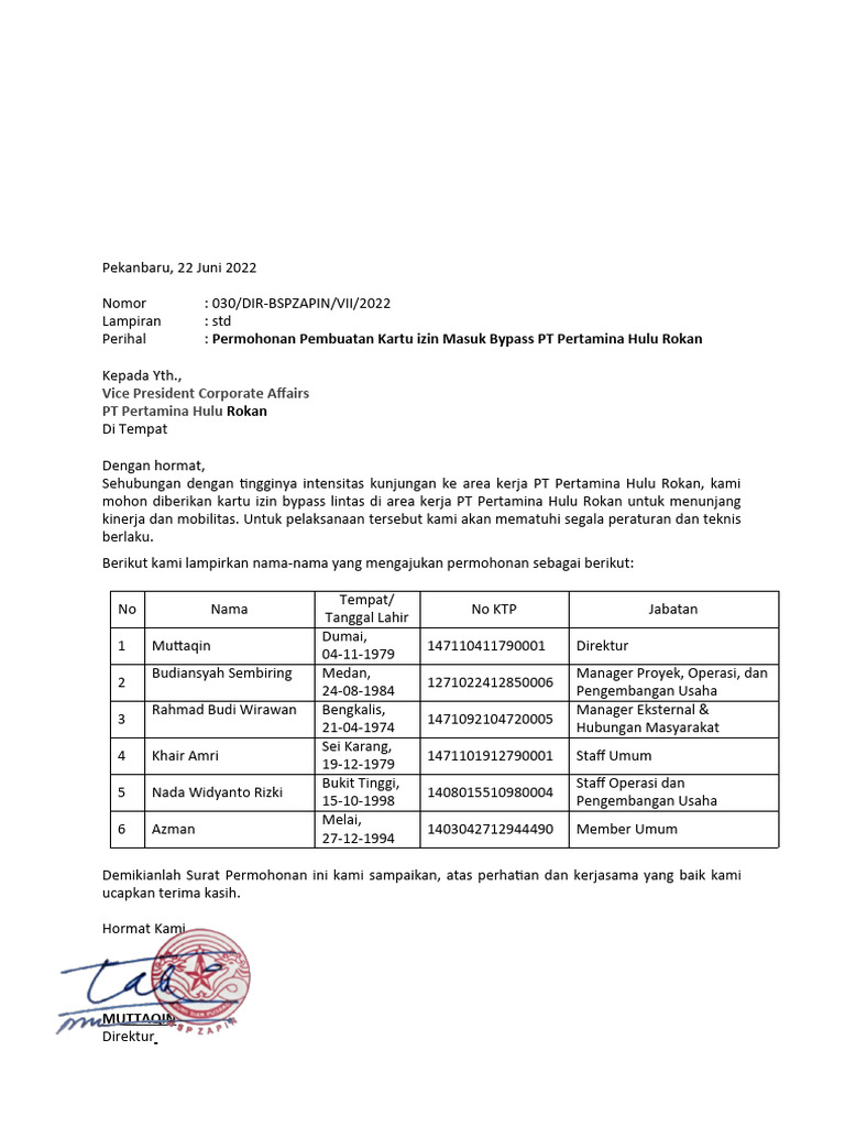 Surat Izin Lintas Baru | PDF