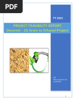 10KLPD Ethanol Plant Report | PDF | Ethanol
