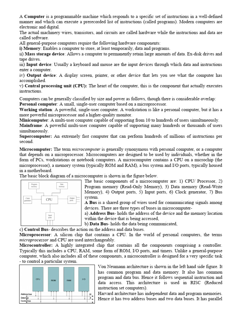 Microcontroller&Its Applications 2021 Notes | PDF | Microcontroller ... Microcontroller&Its Applications 2021 Notes | PDF | Microcontroller ...
