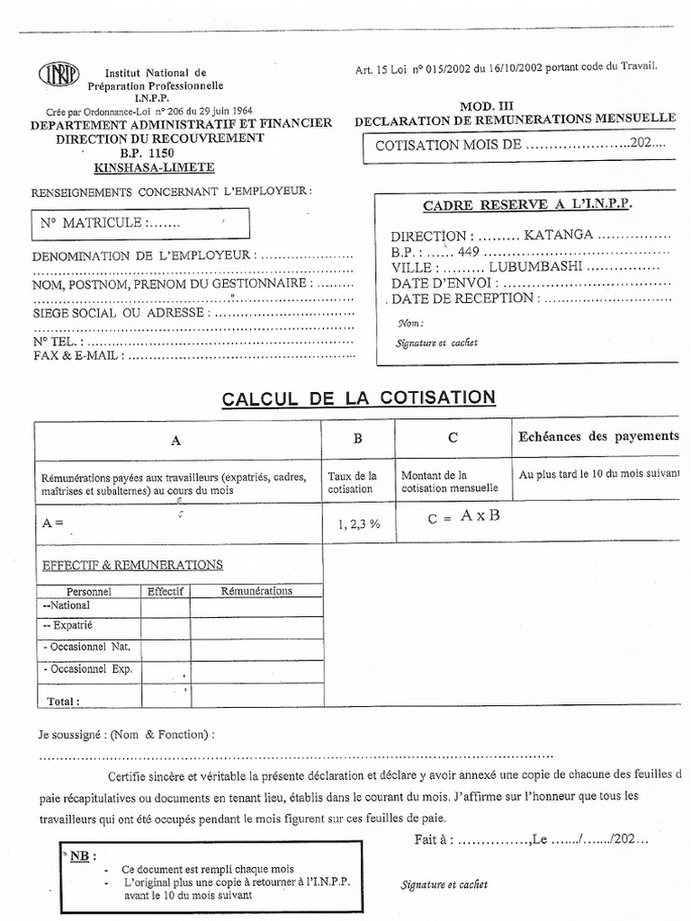 Decl Inpp | PDF
