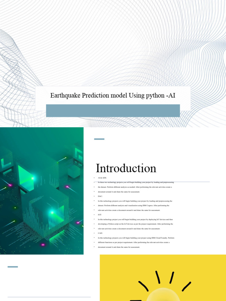 Phase 3 Project | PDF | Earthquakes | Internet Of Things