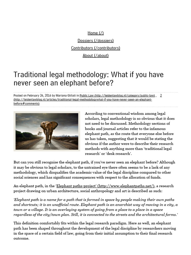 4. legal method | PDF | Methodology | Cognitive Science