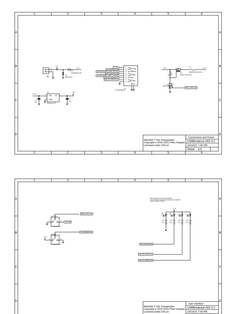 USBBreakout-ISO-3.2-schematic | PDF | Electronics | Computer Engineering