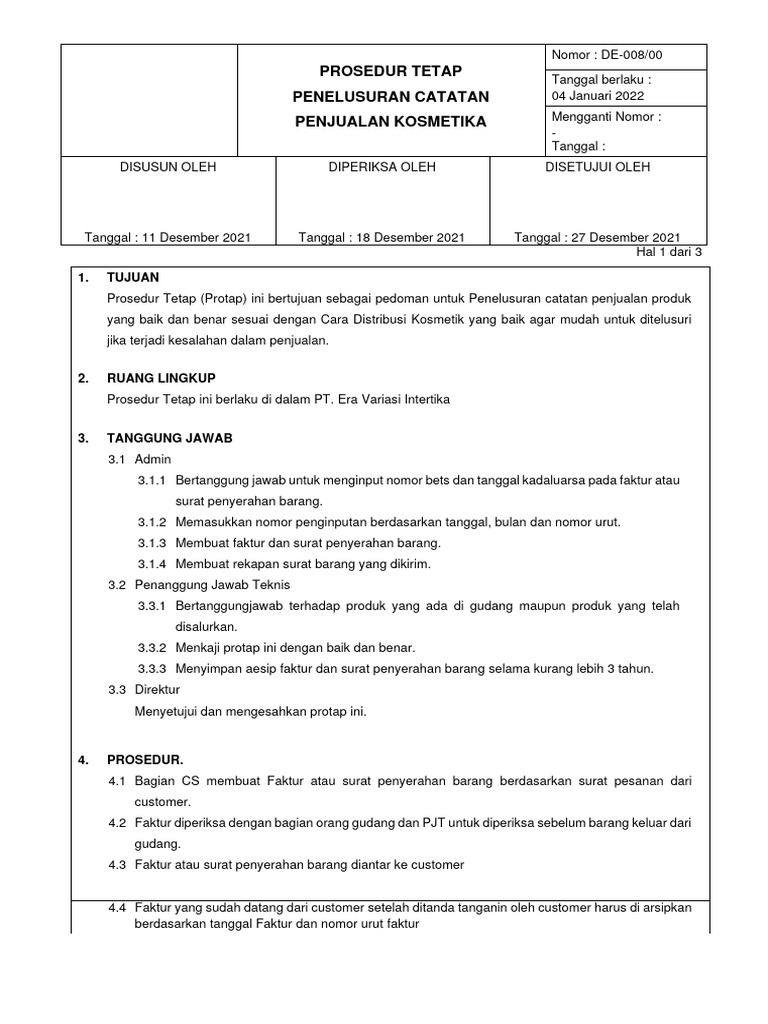 Produk Telusur | PDF | Bisnis