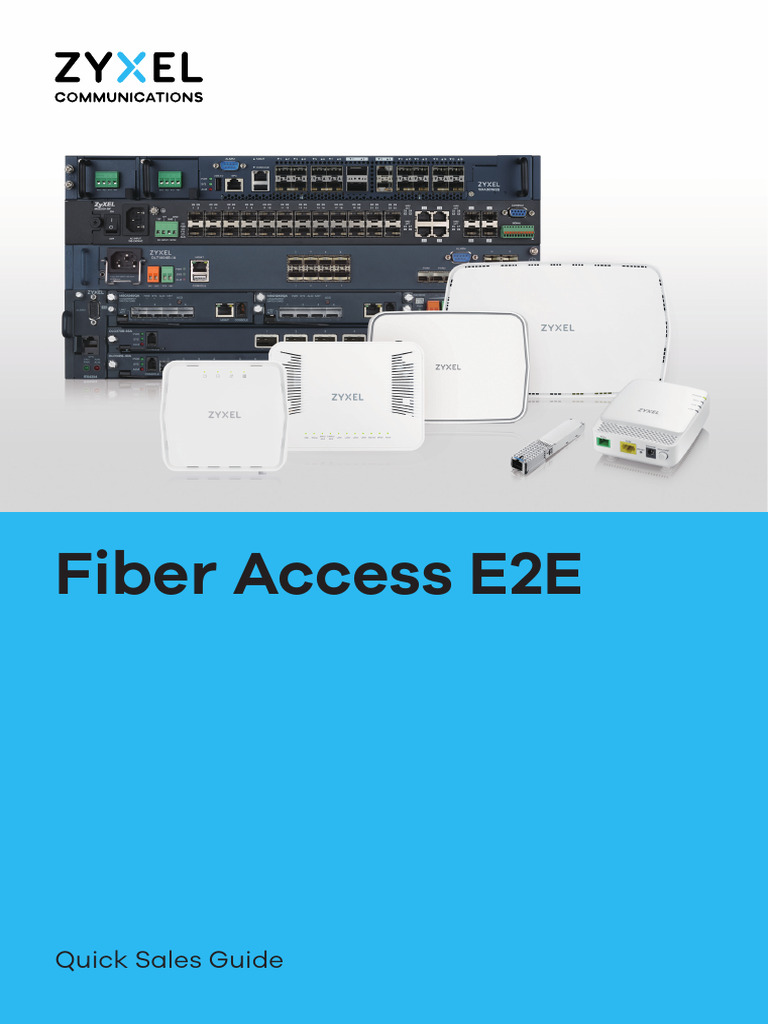 Qsg Fiber Access E2e Gb 220902 A3 Pdf Communications Protocols