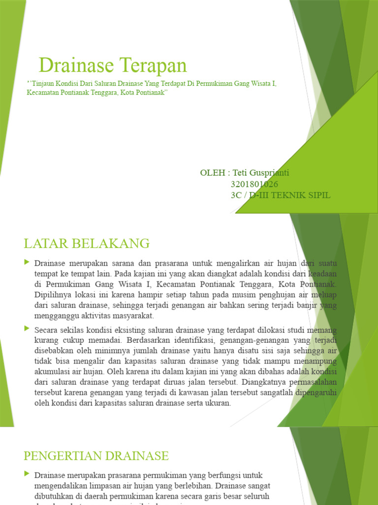 Drainase Terapan | PDF