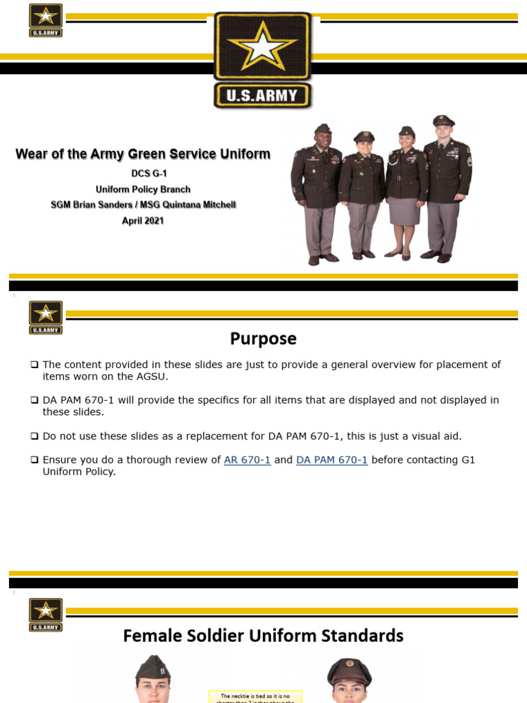 Army Uniform Guide for Soldiers | PDF | Sweater | Clothing