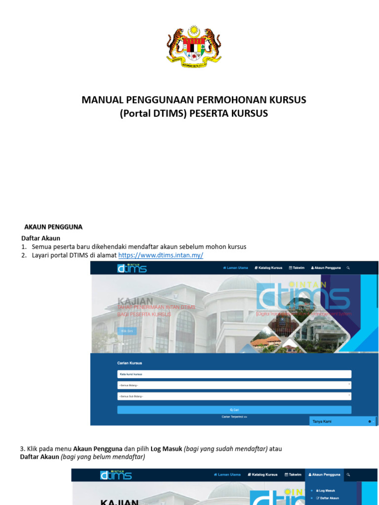 Manual DTIMS | PDF