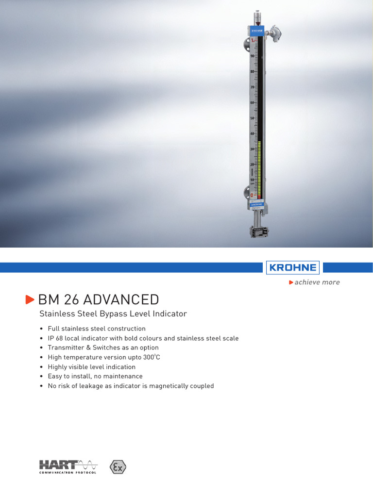 BM26 Advanced | PDF | Stainless Steel | Vacuum Tube