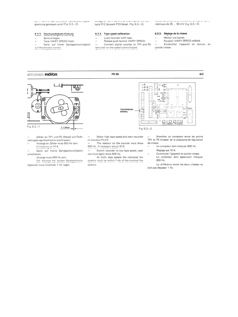 Tape Speed Calibration | PDF