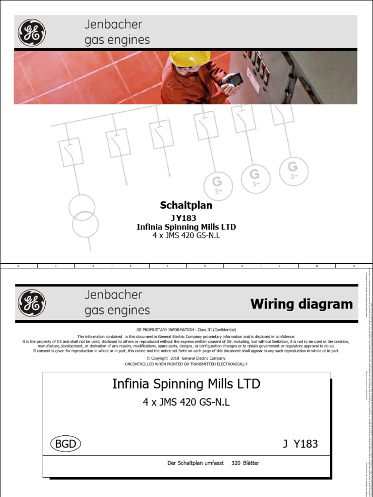 JMS 420 Electrical Drawing | PDF | General Electric | Manufactured Goods