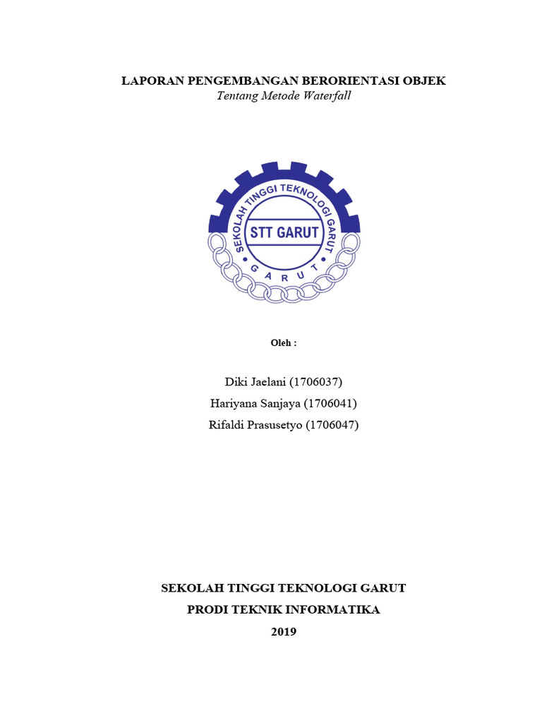 Metode Waterfall dalam Pengembangan Perangkat Lunak | PDF | Teknologi ...