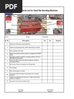 Plate Compactor Inspection Checklist | PDF | Technology & Engineering