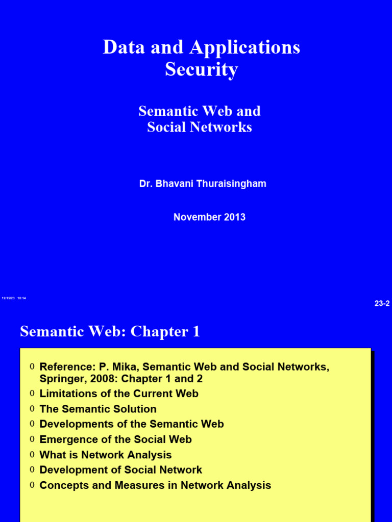 Lecture 28 | PDF | Semantic Web | Internet & Web Lecture 28 | PDF | Semantic Web | Internet & Web