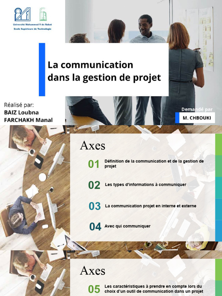 La Communication Dans La Gestion Du Projet | PDF | la communication | Gestion de projet