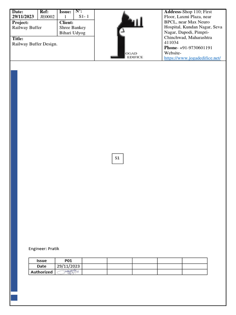 Railway Buffer | PDF | Civil Engineering | Classical Mechanics