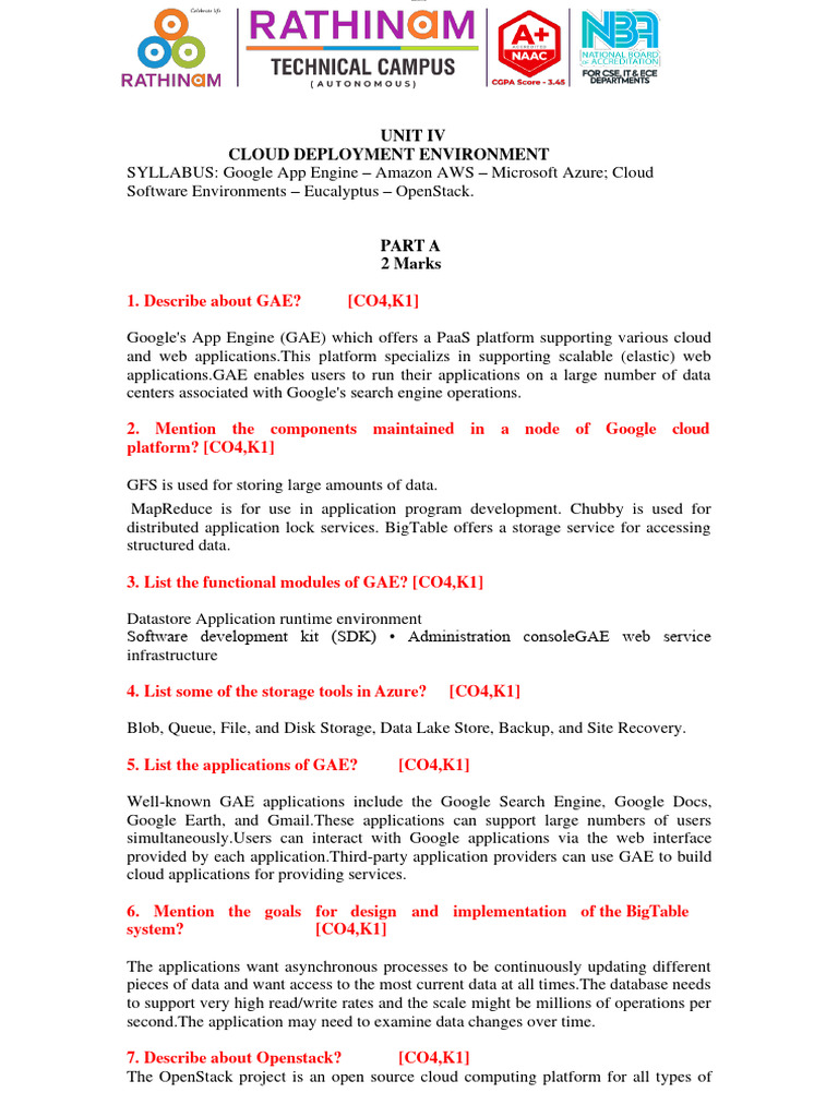 CC Ques Bank Cloud Computing QB UNIT 4 | PDF | Cloud Computing ... CC Ques Bank Cloud Computing QB UNIT 4 | PDF | Cloud Computing ...