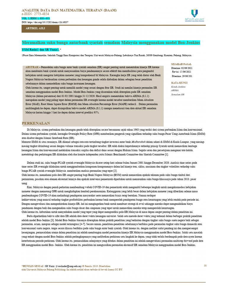 Analisa Strategi Bisnis - Tugas Projeck - Kelompok Jurnal Forecasting ...