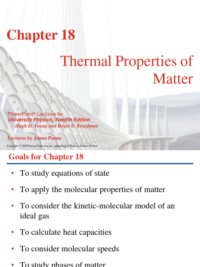Thermal Properties of Matter | PDF