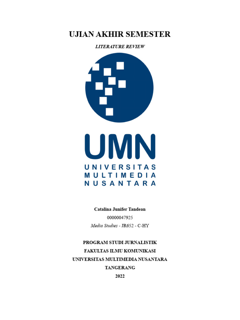 Catalina Junifer Tandean 00000047925 JR652 C-HY UAS | PDF
