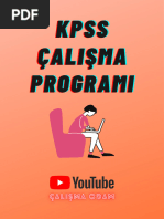 KPSS 2026 Haftalik Calisma Programi | PDF