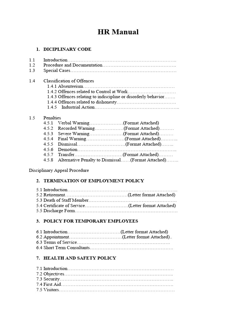 HR Manual 2 | PDF | Fraud | Employment