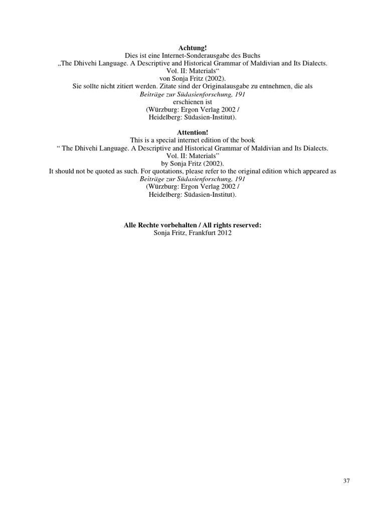 Dhivehi Language Grammar Overview | PDF | Language Families | Syntactic ...
