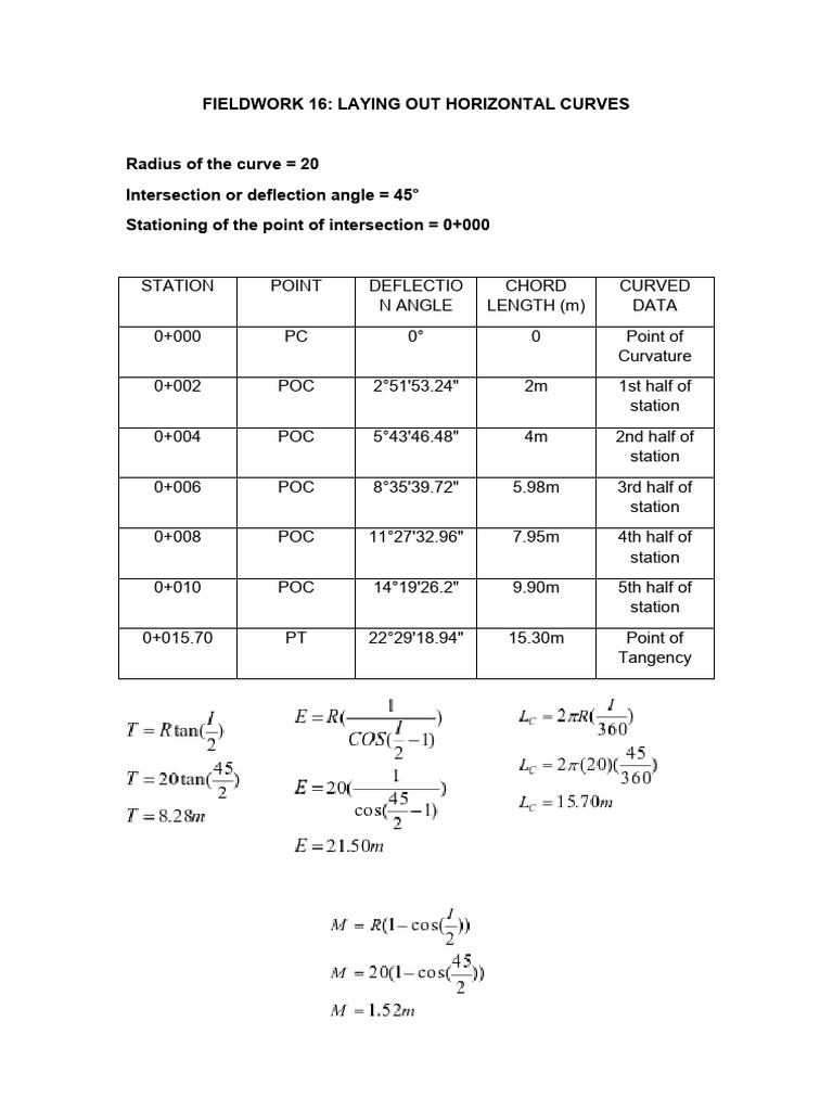 Fieldwork 16 Computations | PDF