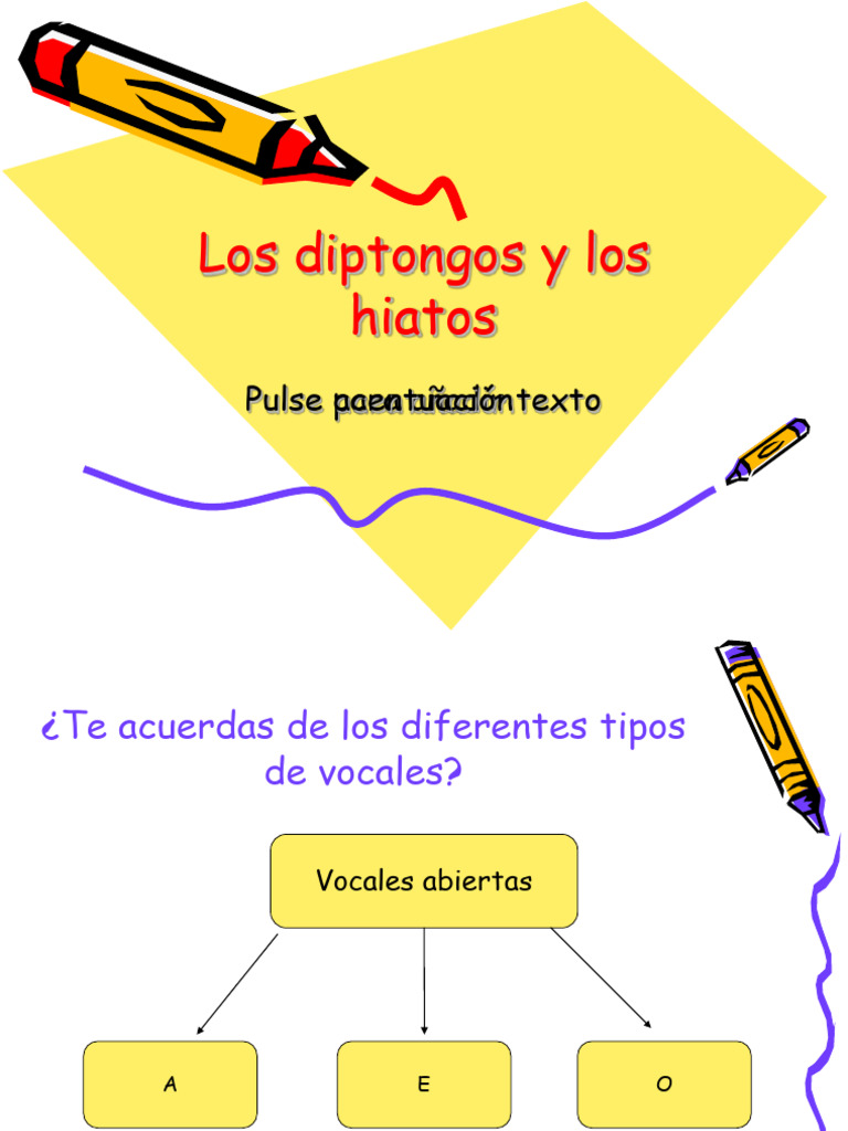 Diptongos-E-Hiatos Teoria | PDF | Idiomas | Estudios de idiomas extranjeros