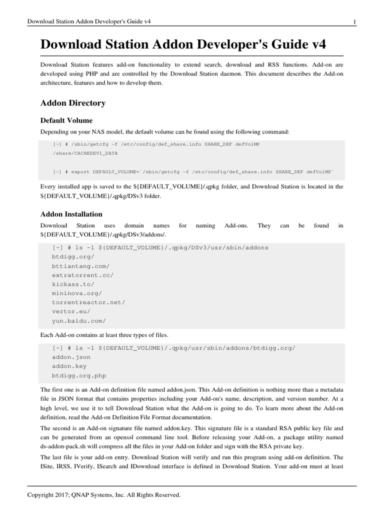 Station Addon Developers Guide v4 | PDF | Php | Computer File