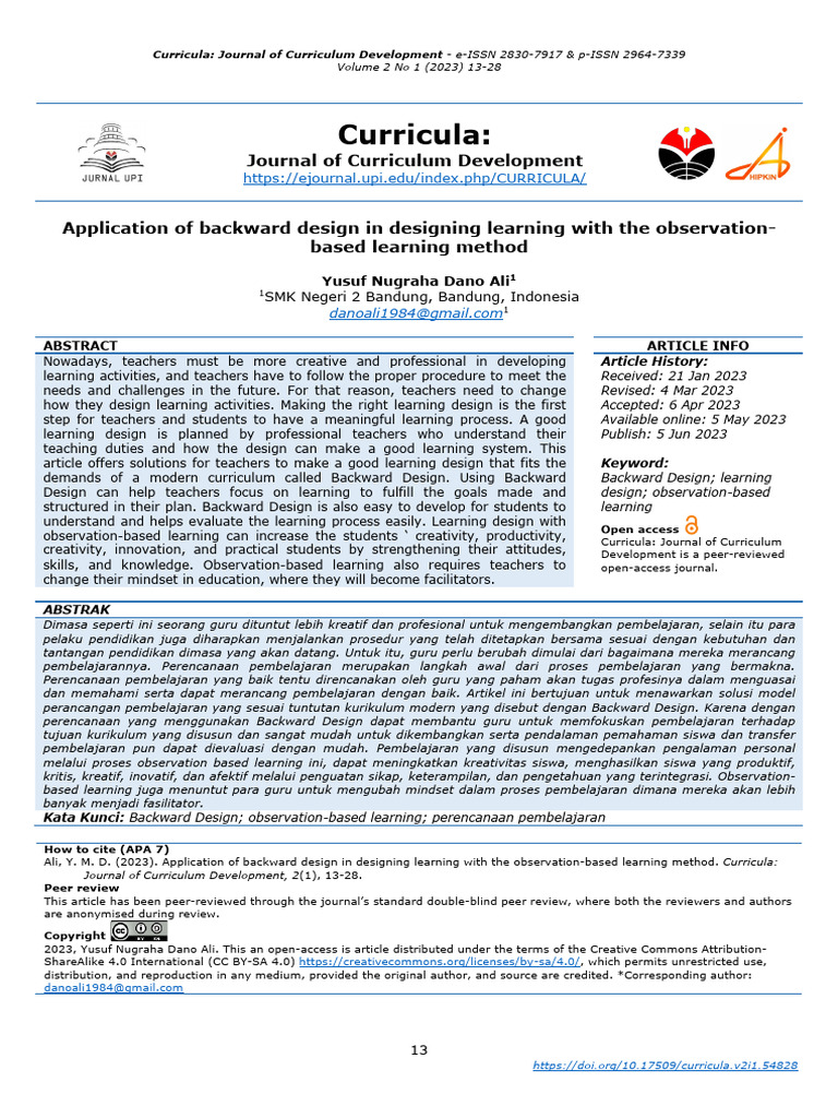 Ubd Bingg | PDF | Instructional Design | Curriculum