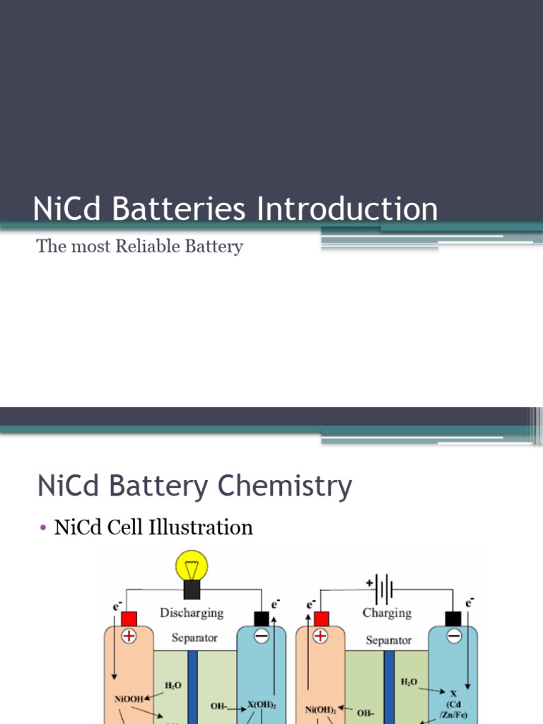 NiCd Battery Overview and Safety Guide | PDF | Physical Chemistry ...