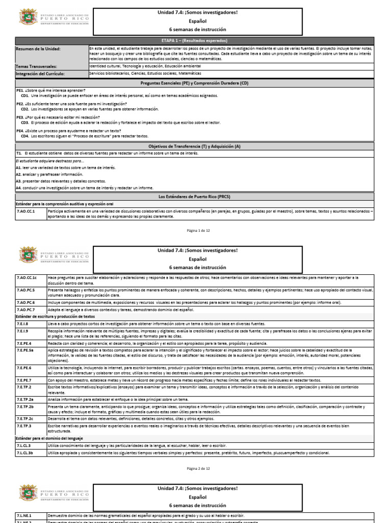 Proyecto de Investigación en Español | PDF | Ensayos | Lengua española