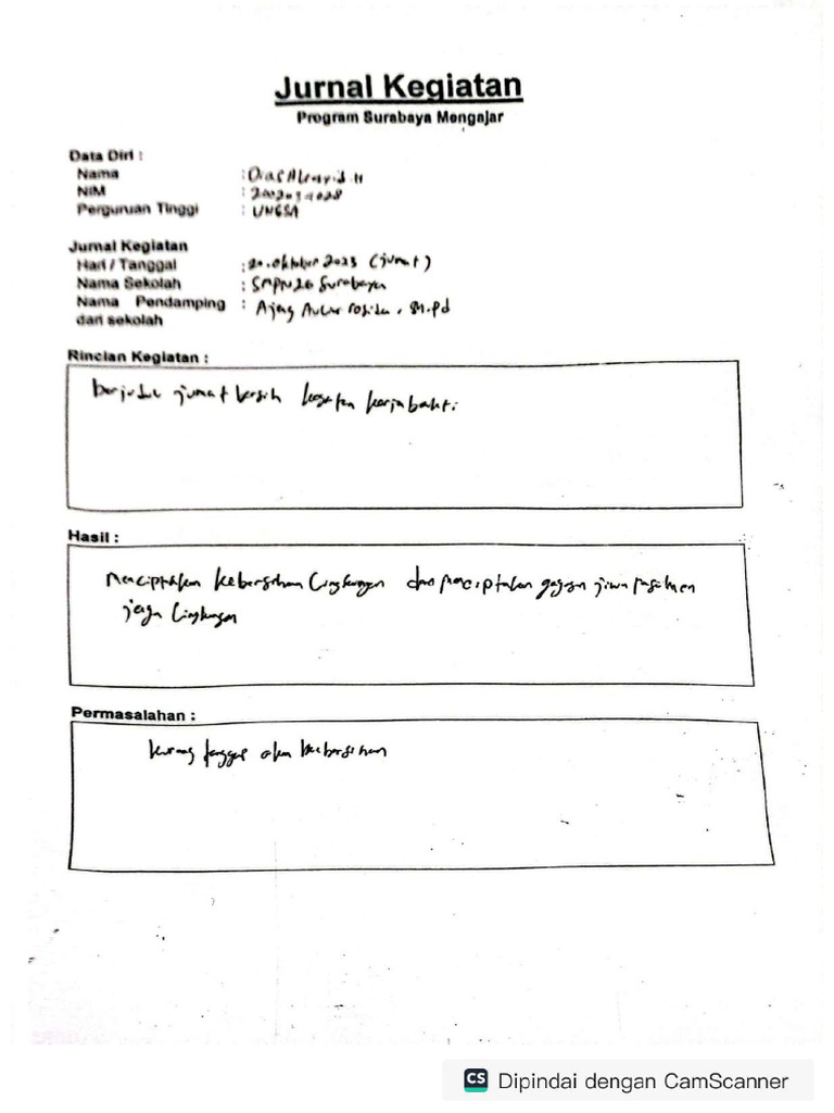 Jurnal Kegiatan 12 - Compressed | PDF