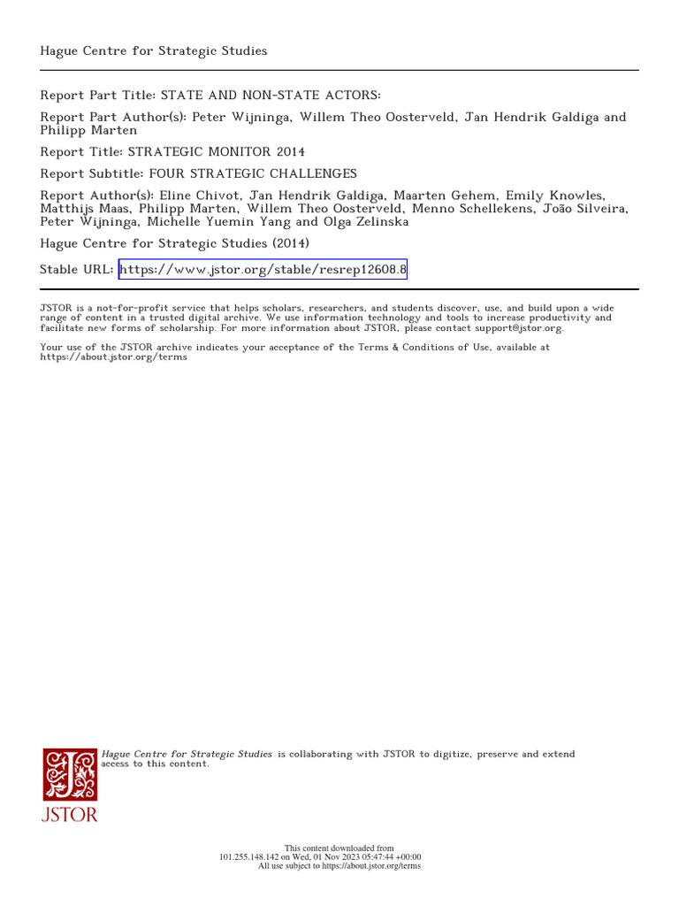 State vs Non-State Actors Analysis | PDF | Non Governmental Organization | Globalization