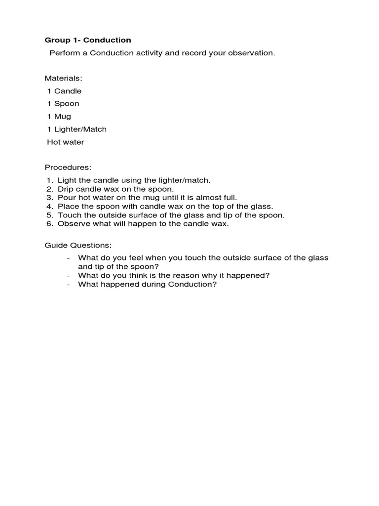 Updated Heat Transfer Activity | PDF | Science & Mathematics