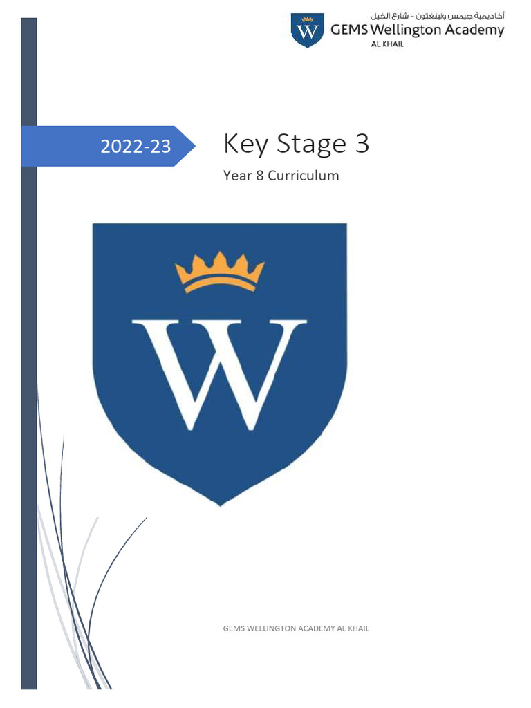 Key Stage 3 Curriculum Year 8 | PDF
