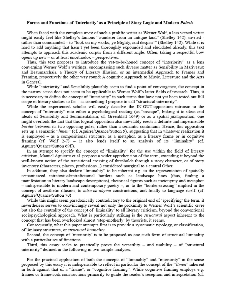 Defining Generic Space in Literature | PDF | Concept | Metaphor