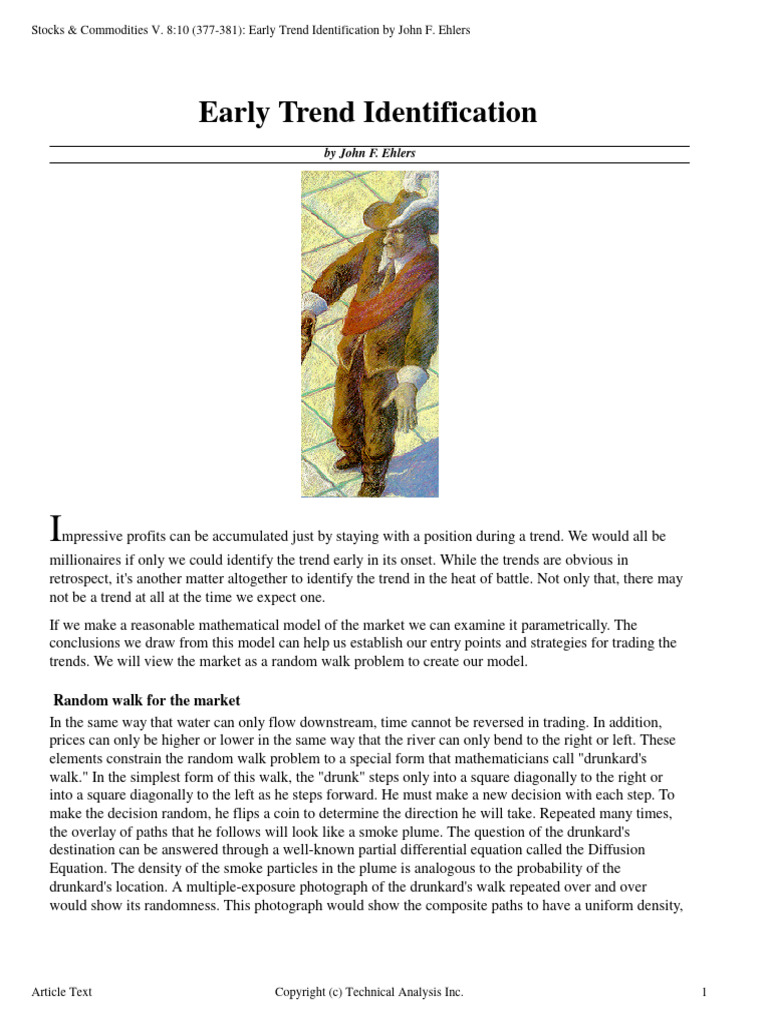 (Trading) TD Early Trend Identification (John Ehlers, 2004, Stocks ...