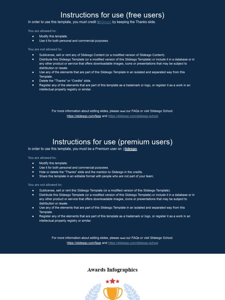 Awards Infographics by Slidesgo | PDF | Planets | Solar System