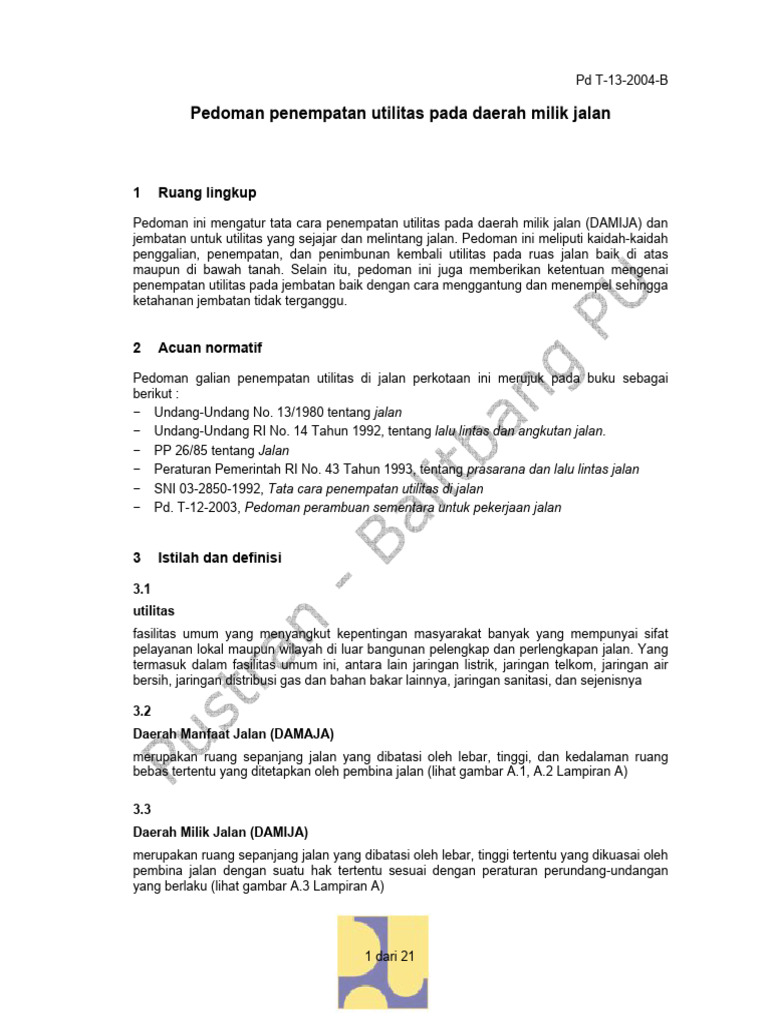 Aturan Penempatan Utilitas | PDF | Komputer