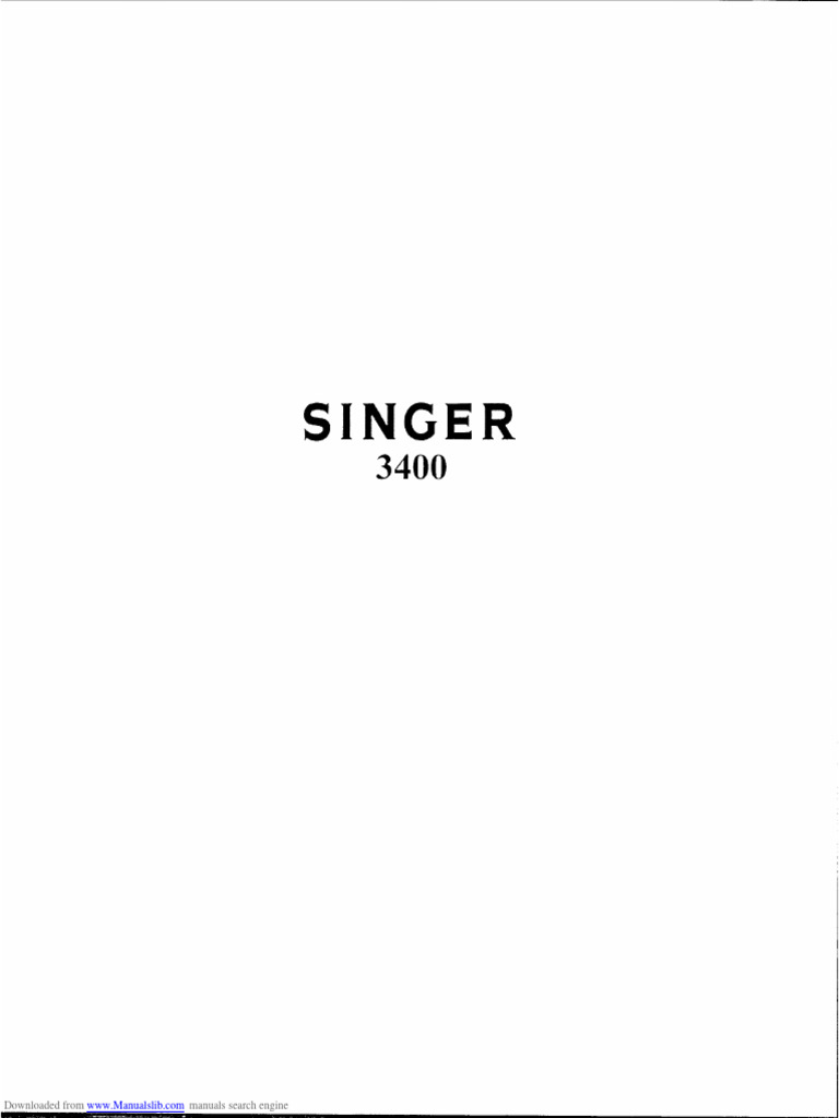 Singer Rumina 3400 Part List | PDF | Career & Growth | Computers